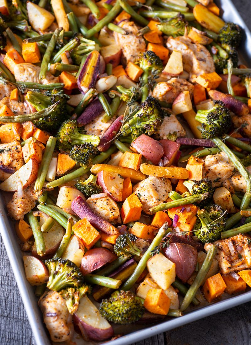 Easy Sheet Pan Dinner - No Dash of Gluten