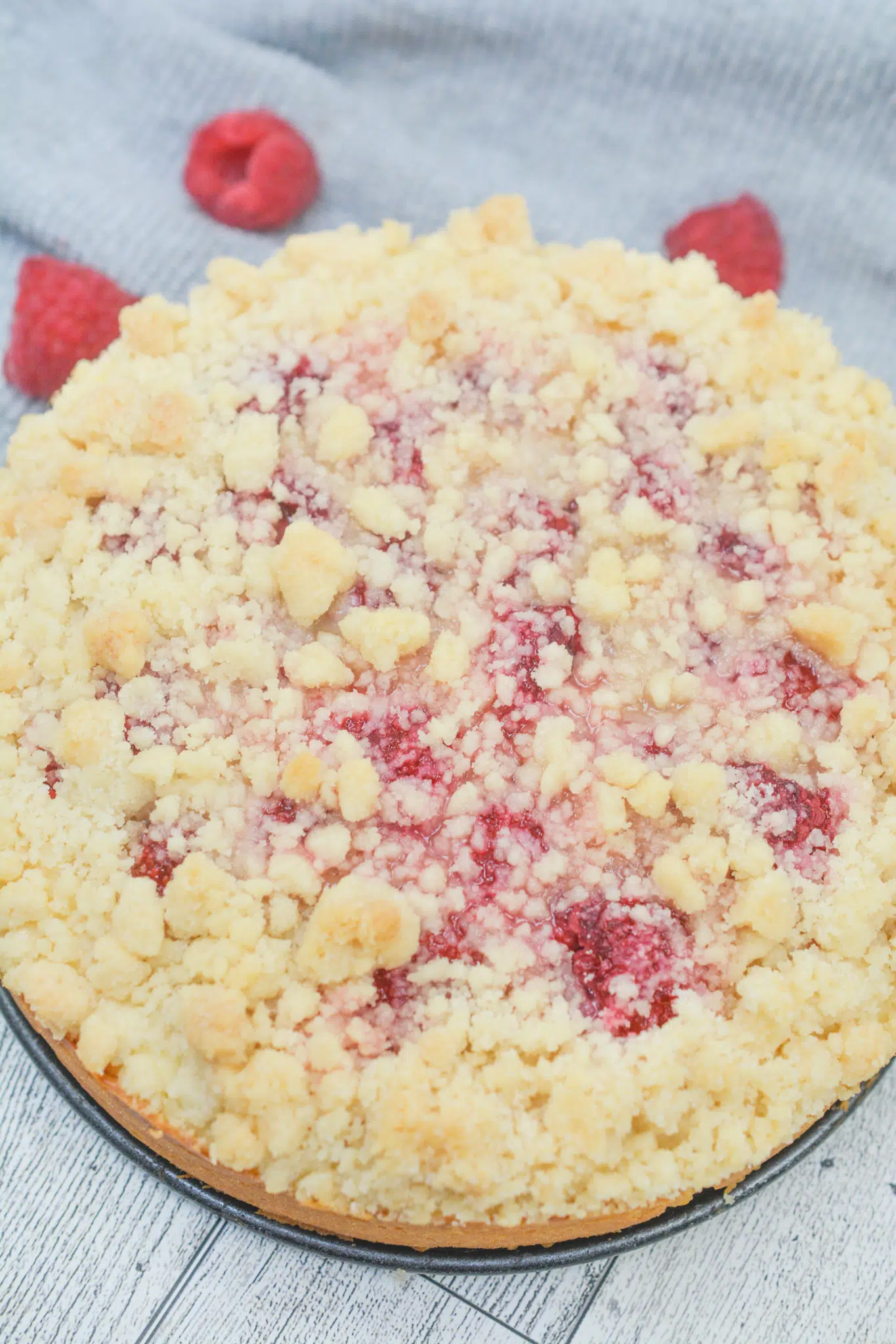 Raspberry Cream Cheese Coffee Cake