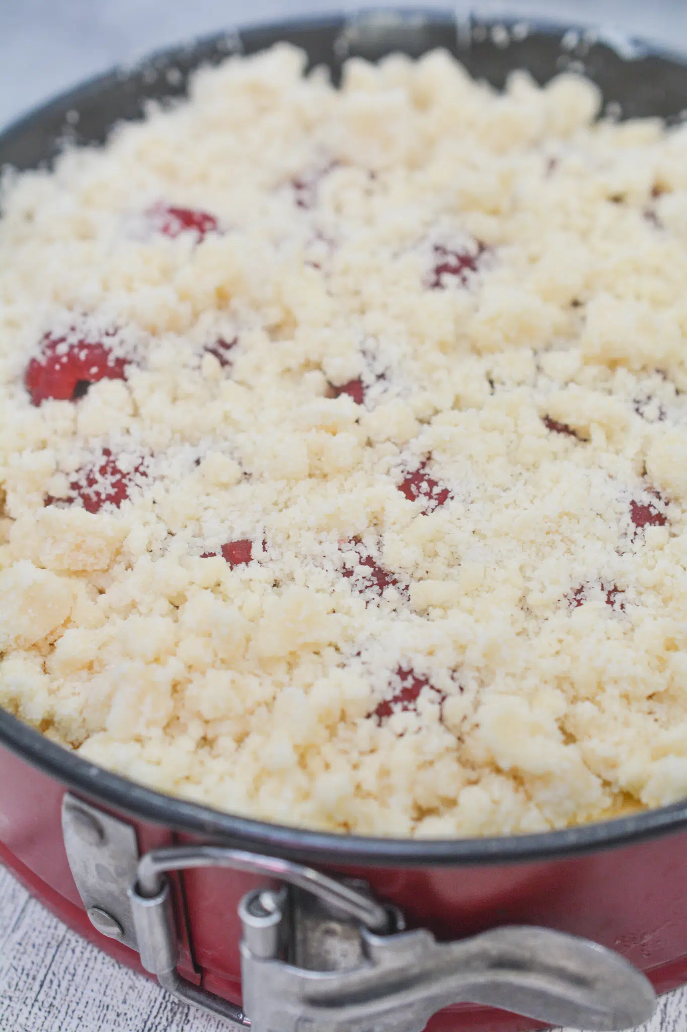 Raspberry Cream Cheese Coffee Cake