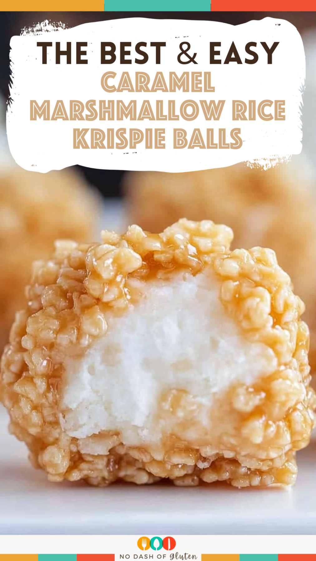 Caramel Marshmallow Rice Krispie Balls