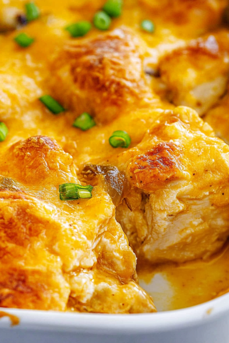 Chicken Bubble Biscuit Bake Casserole