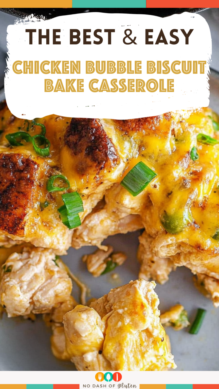 Chicken Bubble Biscuit Bake Casserole
