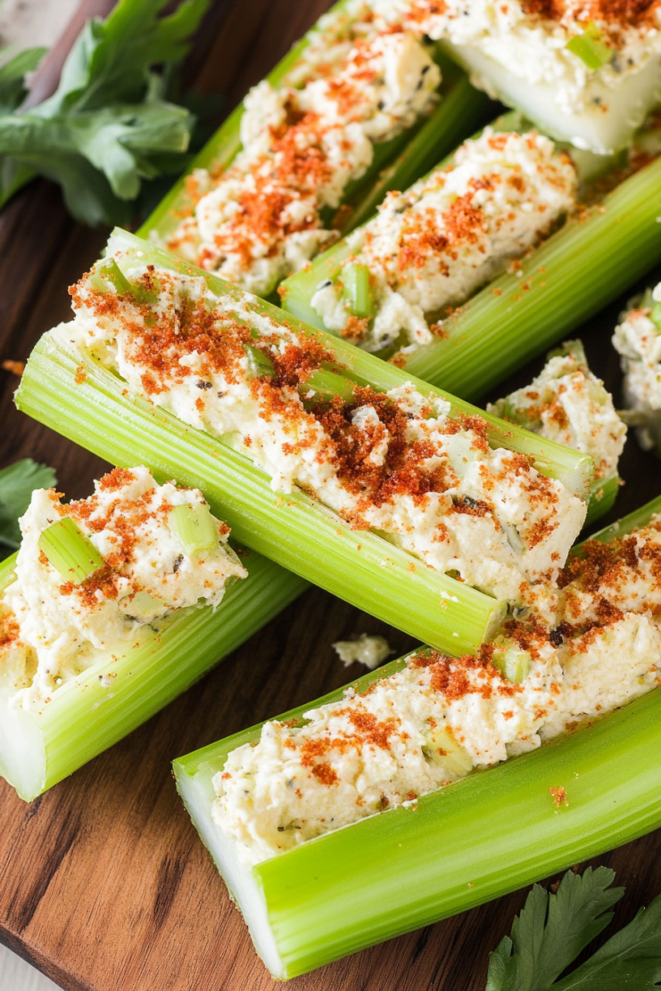 Cream Cheese Stuffed Celery