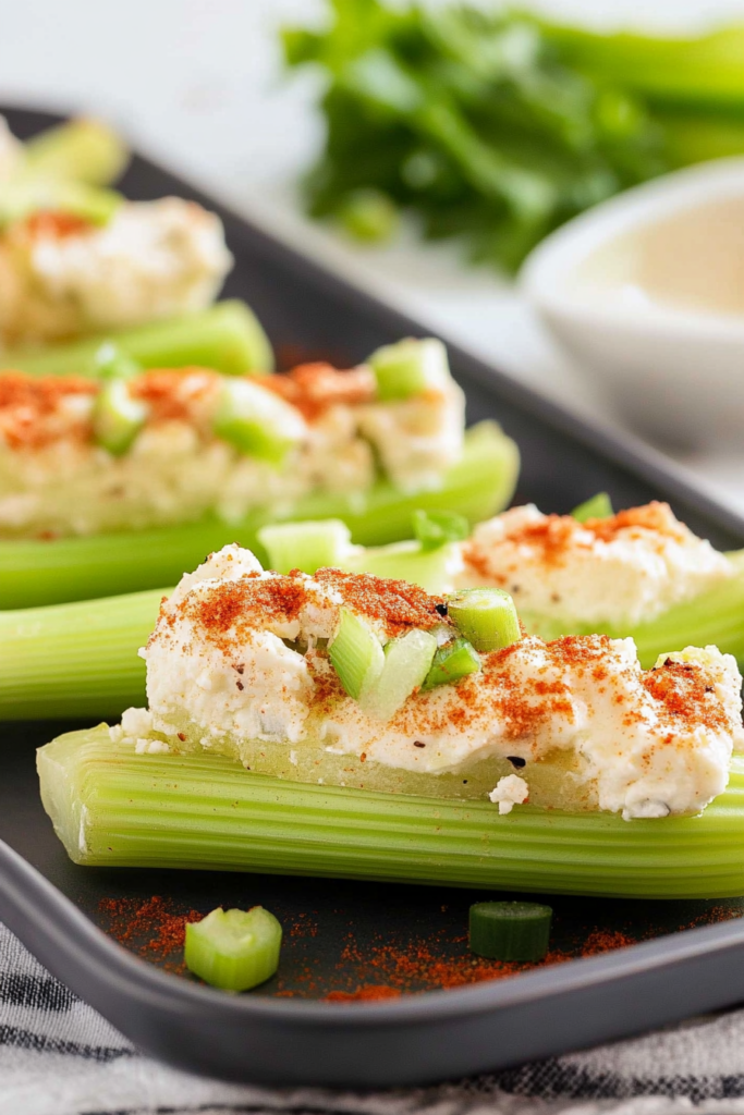 Cream Cheese Stuffed Celery