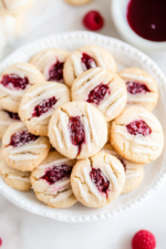Raspberry Shortbread Cookies
