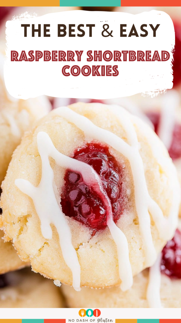 Raspberry Shortbread Cookies