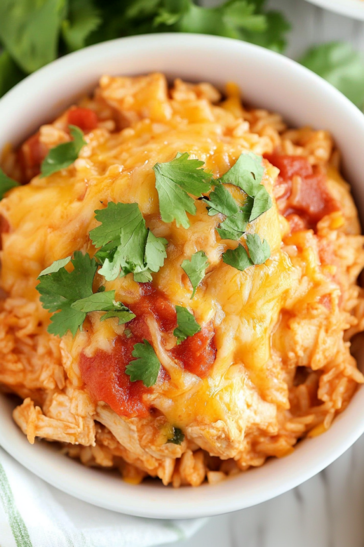 Slow Cooker Taco Chicken and Rice