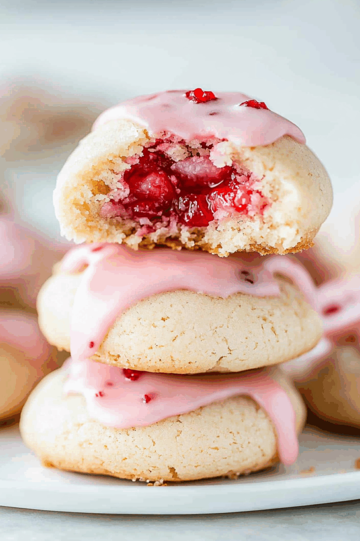 Almond Cherry Cookies