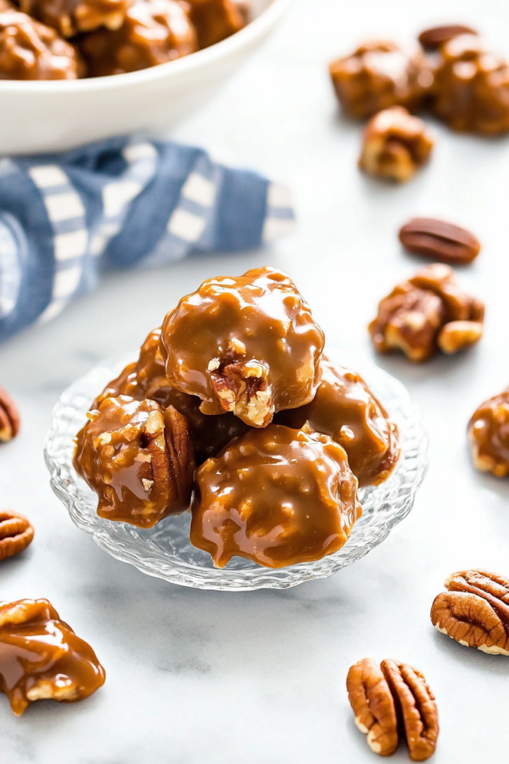 Caramel Pecan Clusters