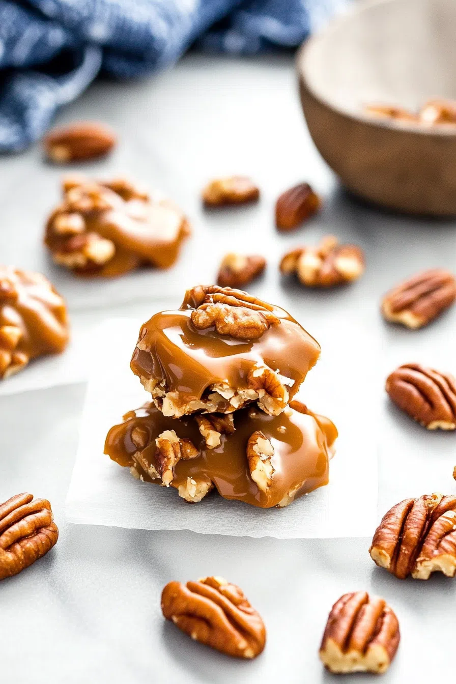 Caramel Pecan Clusters