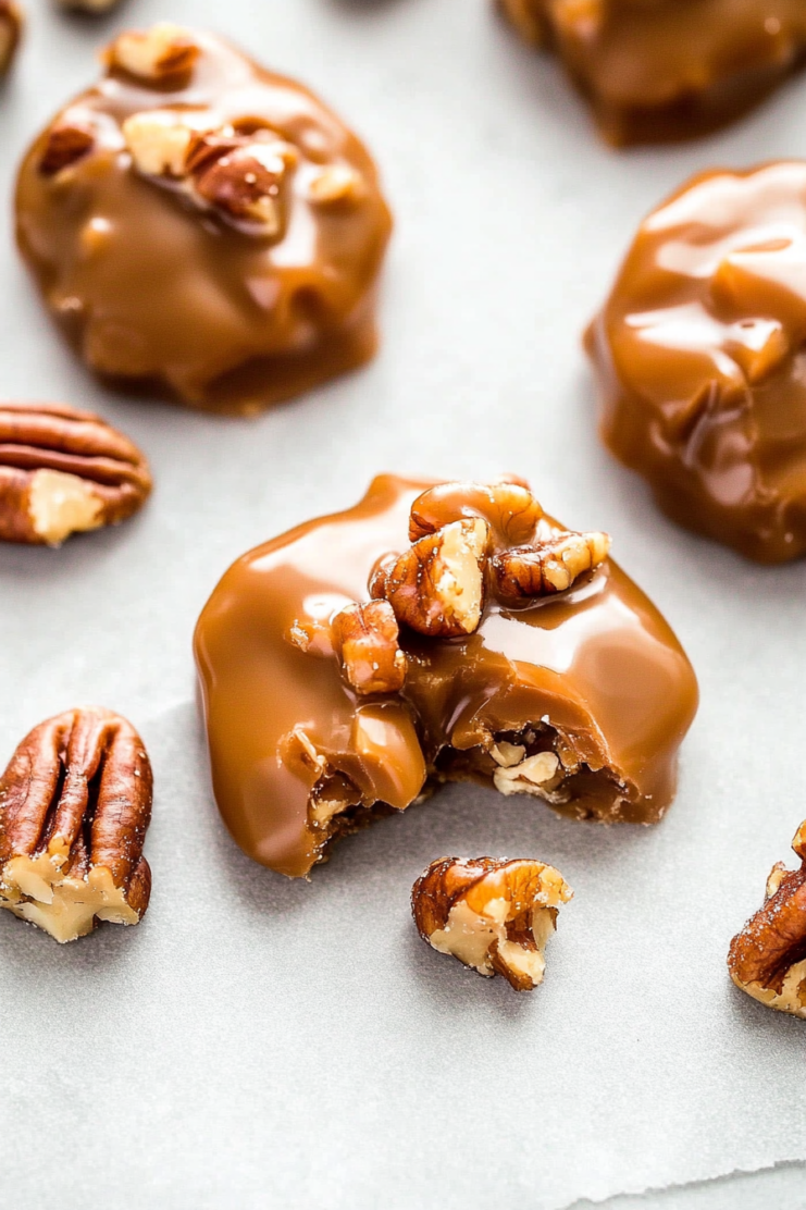 Caramel Pecan Clusters