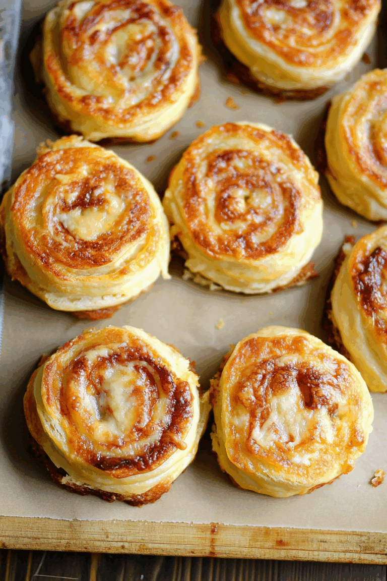 Cheesy French Pinwheels