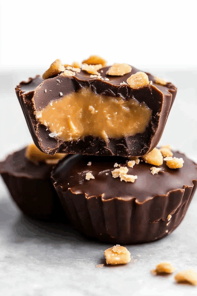 Chocolate Peanut Butter Crunch Cups
