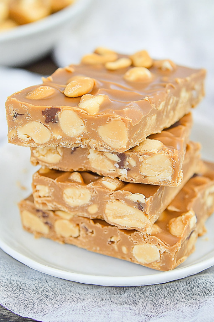 Homemade PayDay Candy Bars