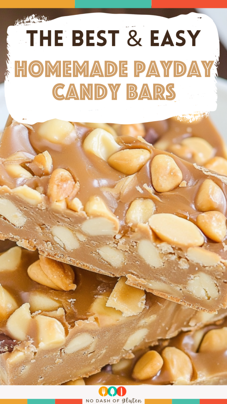 Homemade PayDay Candy Bars