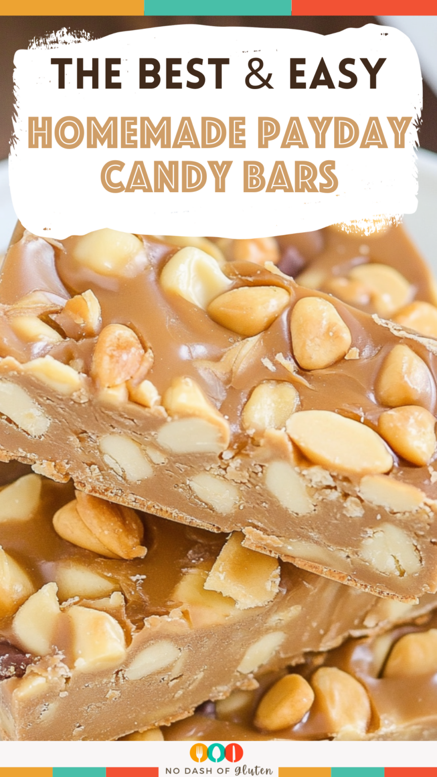 Homemade PayDay Candy Bars