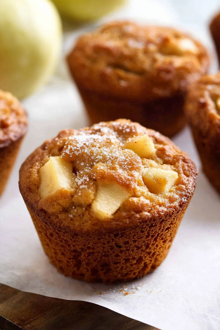 Jumbo Apple-Walnut Muffins