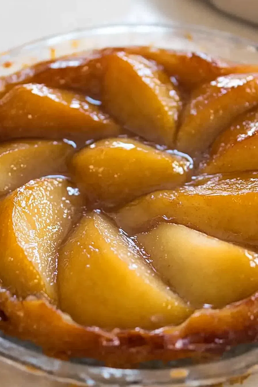 Maple-Pear Tarte Tatin