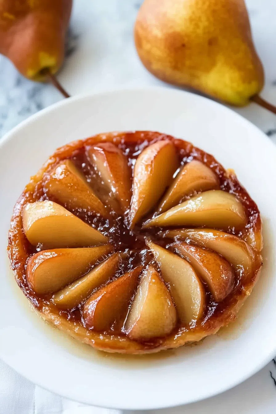 Maple-Pear Tarte Tatin