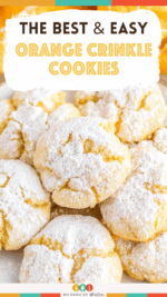 Orange Crinkle Cookies