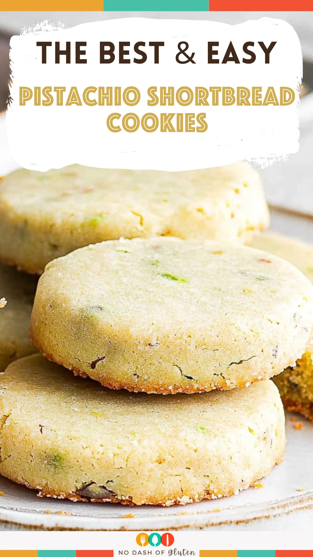 Pistachio Shortbread Cookies