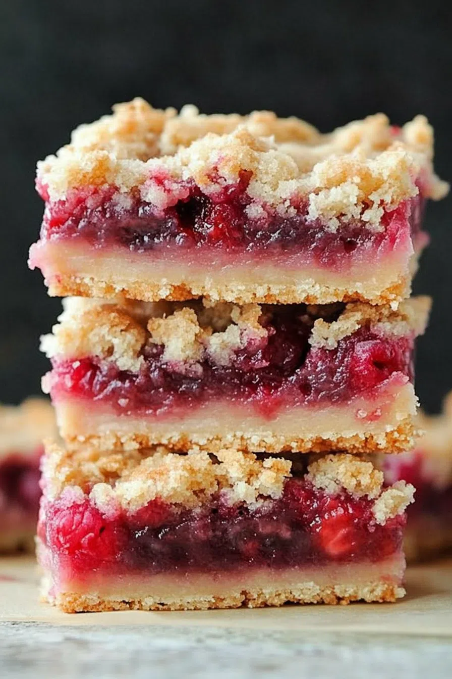 Raspberry Crumb Bars