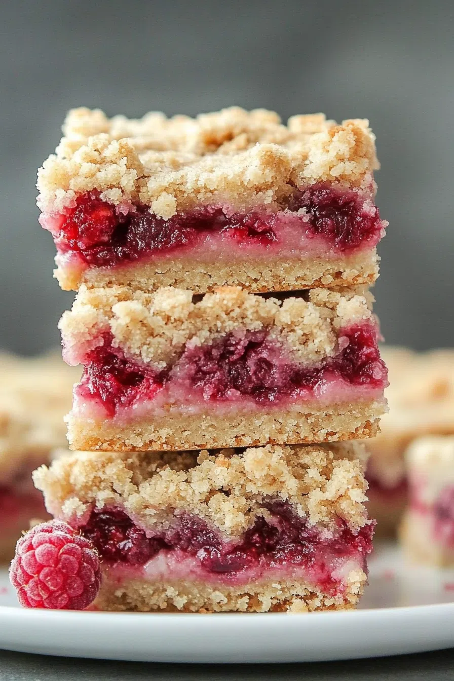 Raspberry Crumb Bars