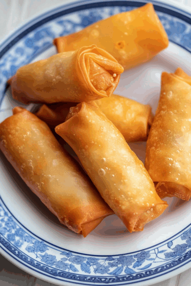 Crispy Sriracha Spring Rolls