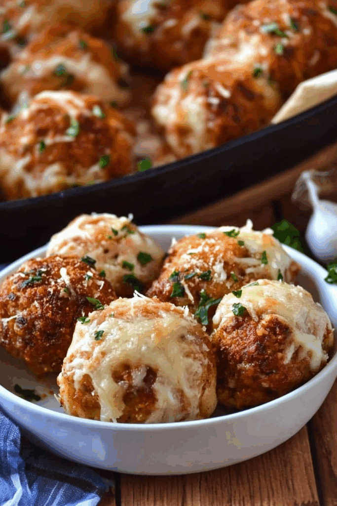 Garlic Bread Meatball Bombs