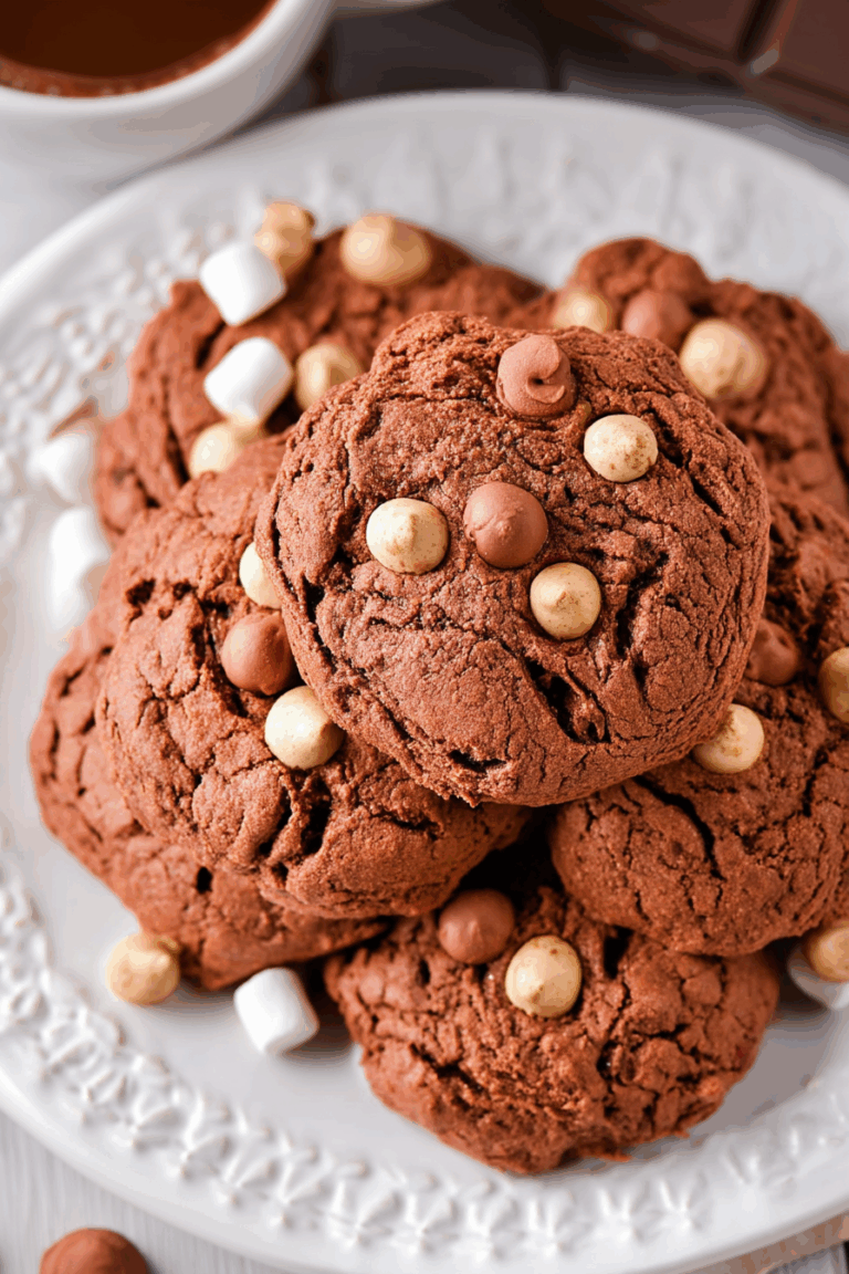 Hot Chocolate Cookies
