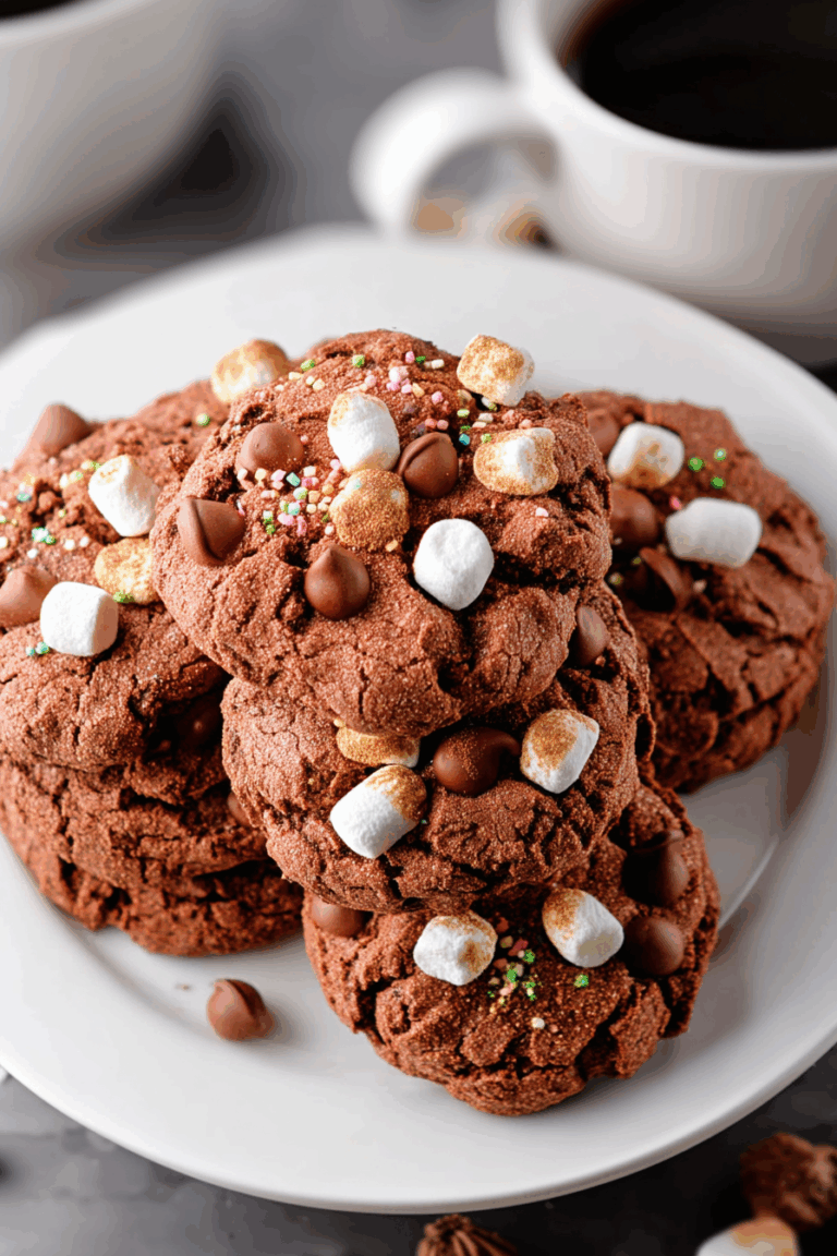 Hot Chocolate Cookies