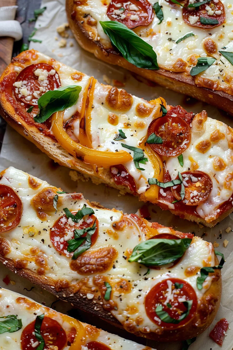 Easy Garlic Bread Pizza