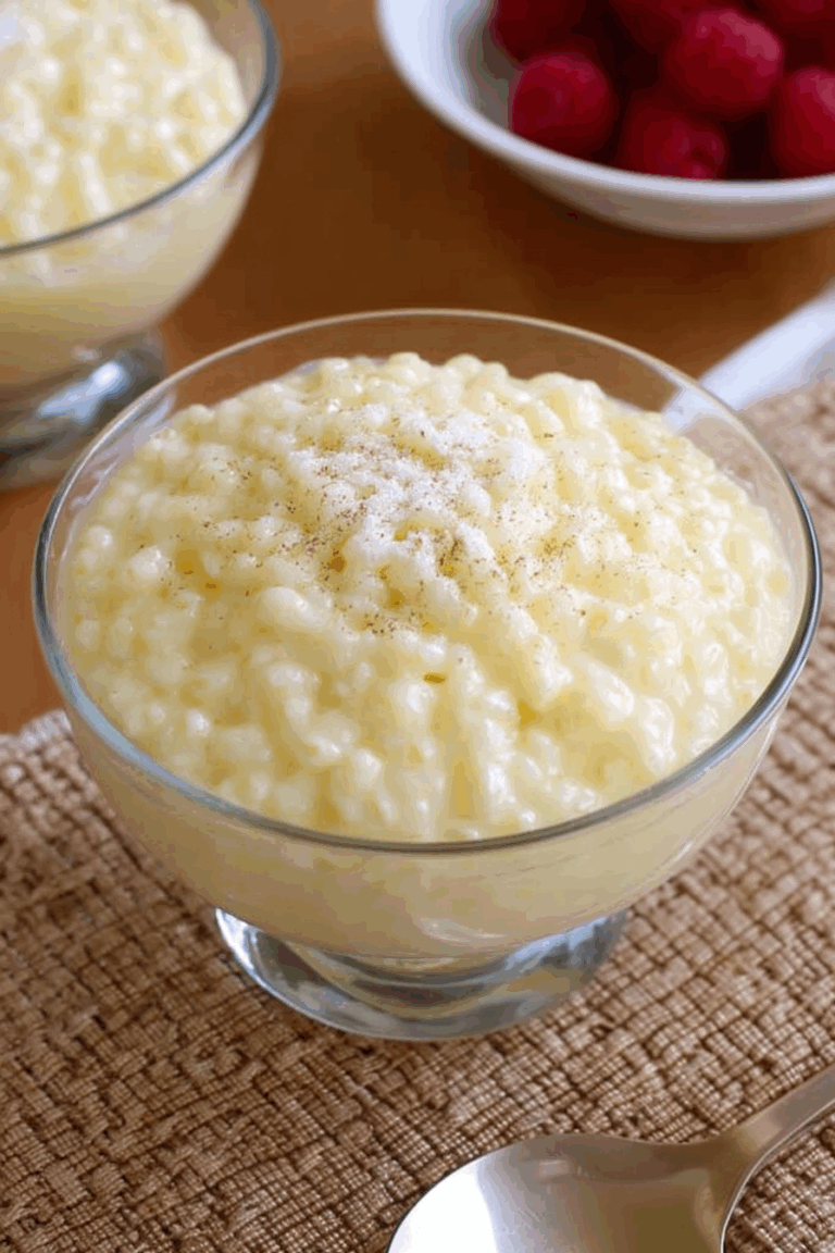 Homemade Tapioca Pudding