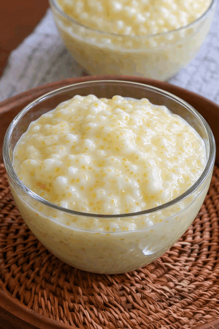 Homemade Tapioca Pudding