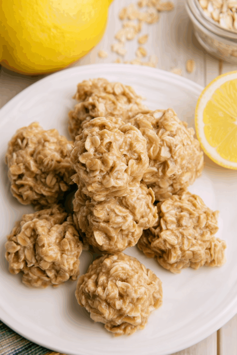 Lemon Oatmeal Cookies