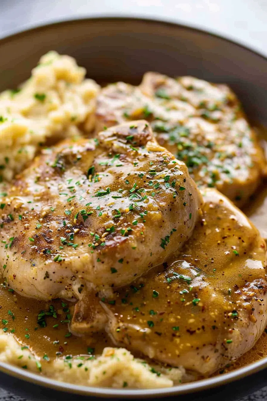 Creamy Ranch Slow-Cooker Pork Chops
