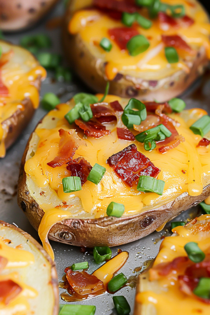 Crispy Cheesy Bliss: Ultimate Baked Potato Slices