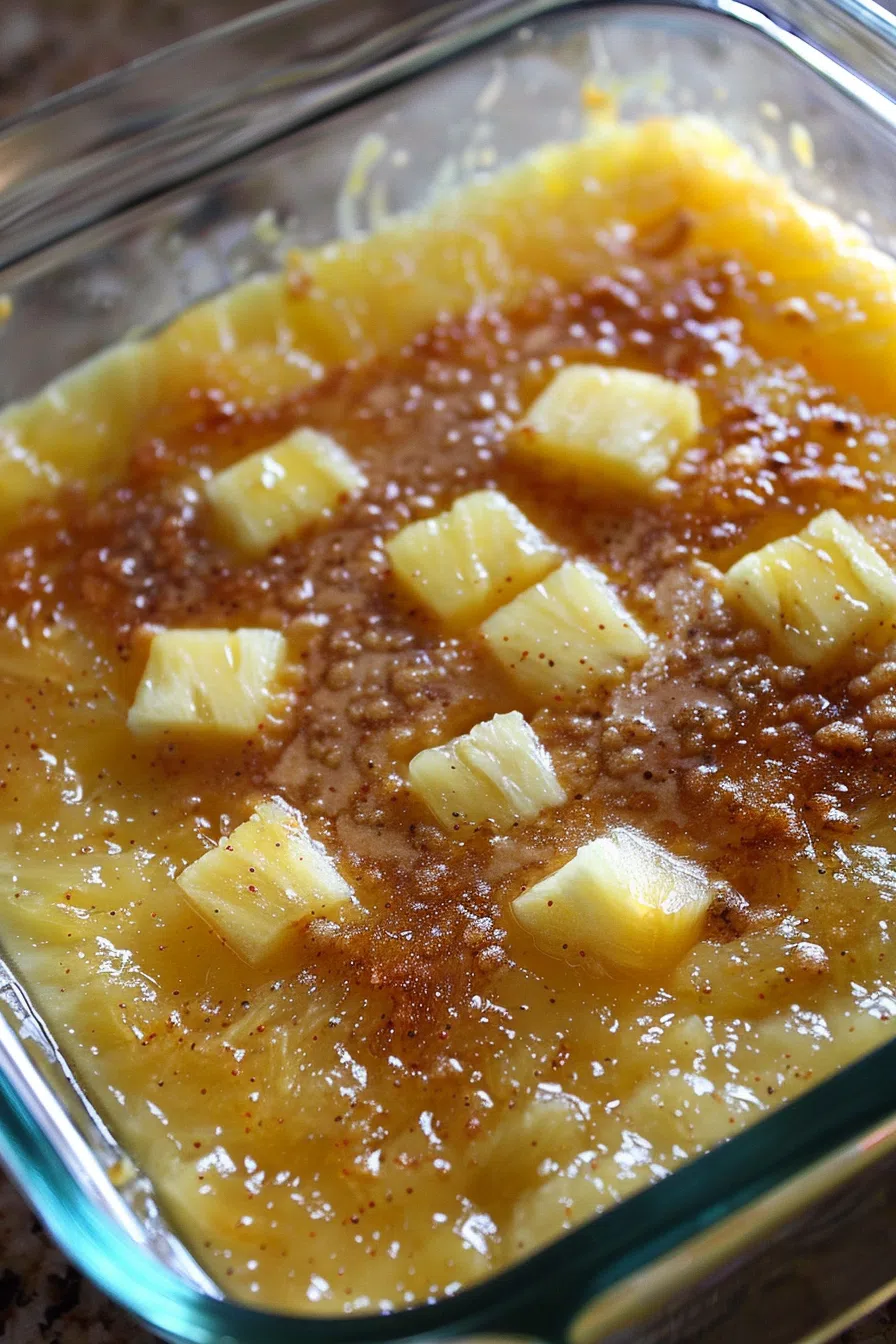Golden Pineapple Sweet Bake