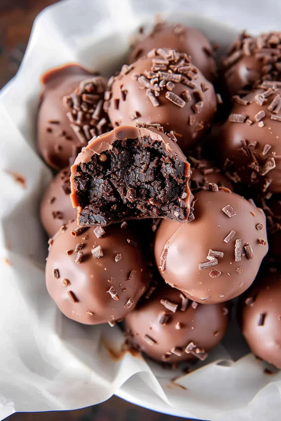 Ultimate Easy Brownie Truffles