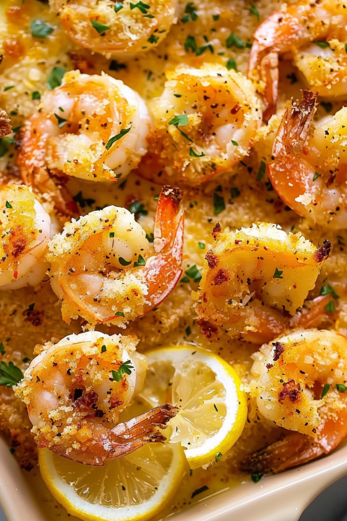Easy Baked Butter Garlic Prawns