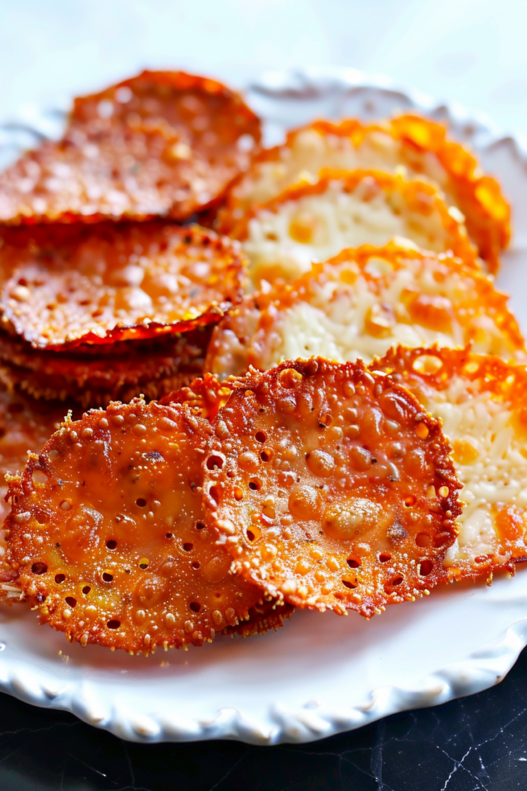 Easy Pepperoni Cheese Crisps Recipe