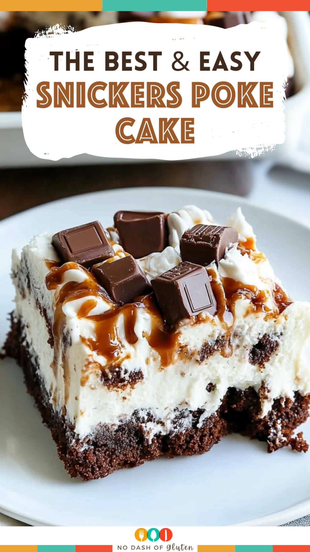 Easy Snickers Poke Cake Recipe