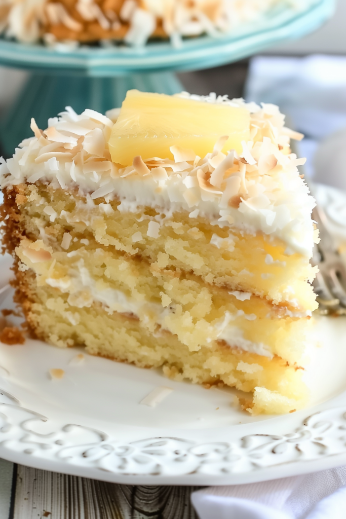 Pineapple Coconut Cake