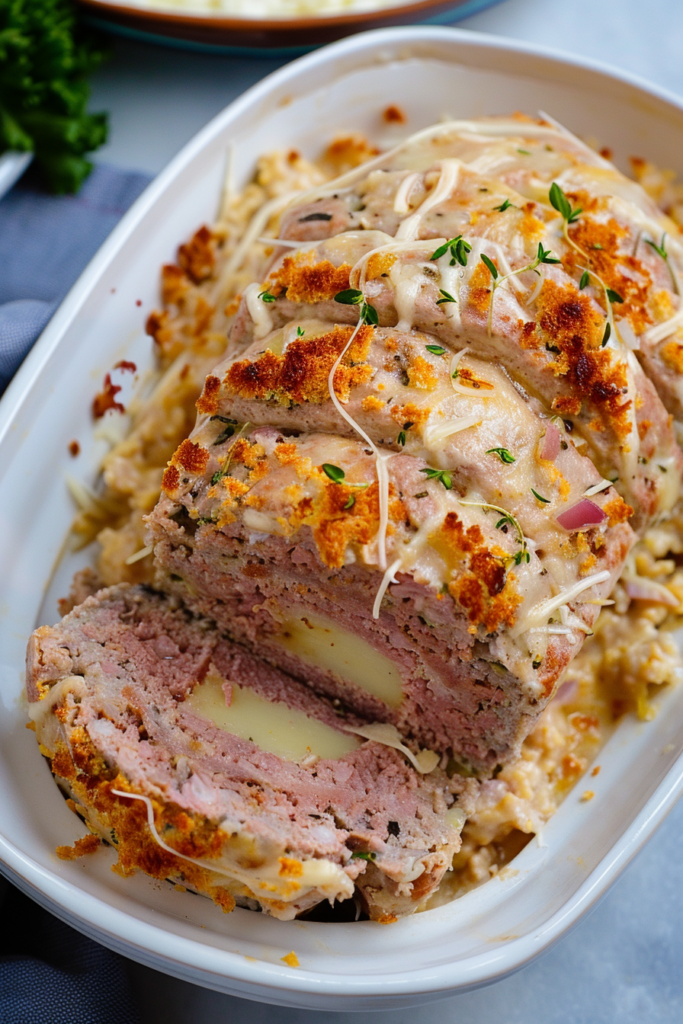 Chicken Cordon Bleu Meatloaf Recipe
