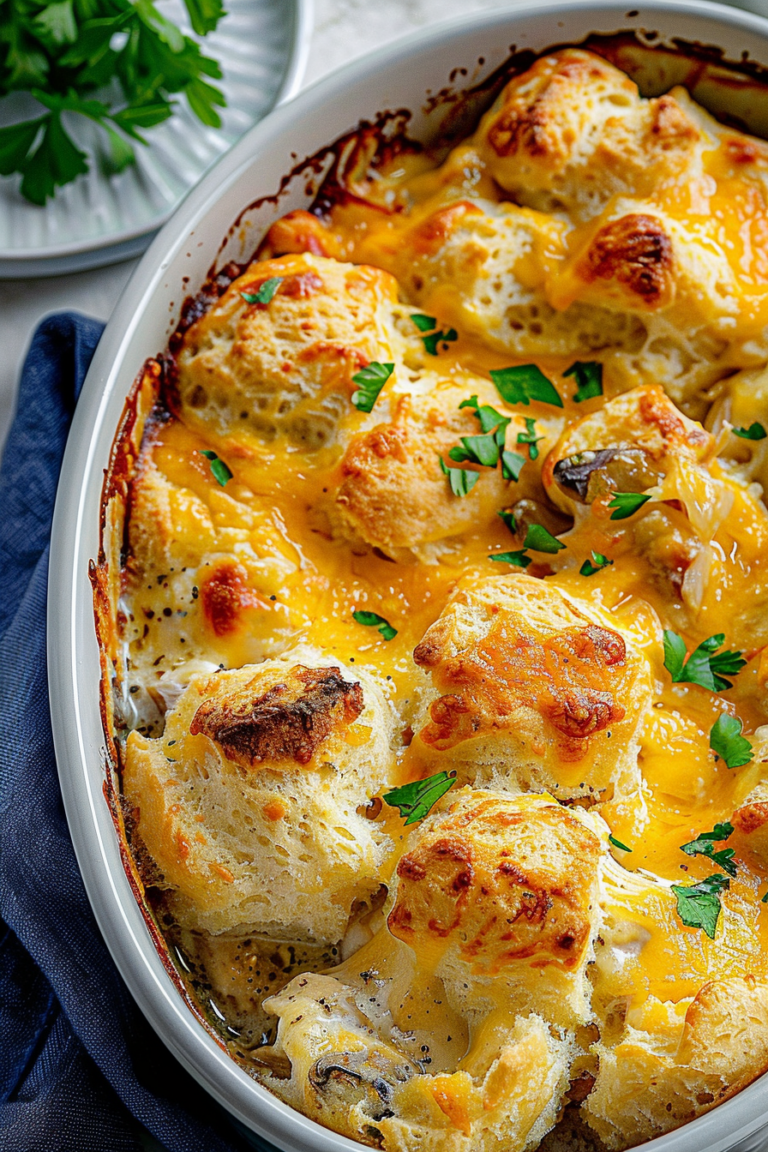Easy Chicken Bubble Biscuit Bake