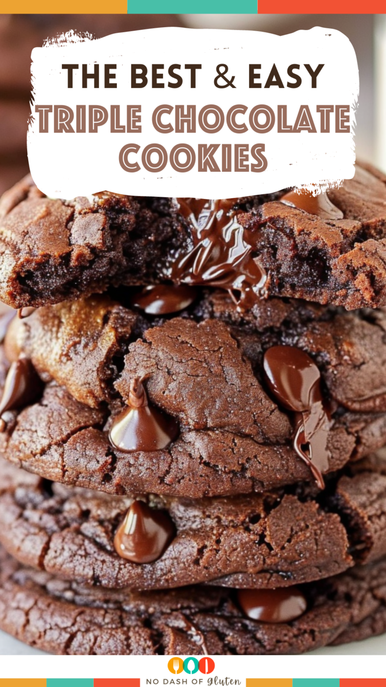 Easy Triple Chocolate Cookies