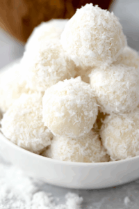 Easy Pineapple Coconut Snowballs