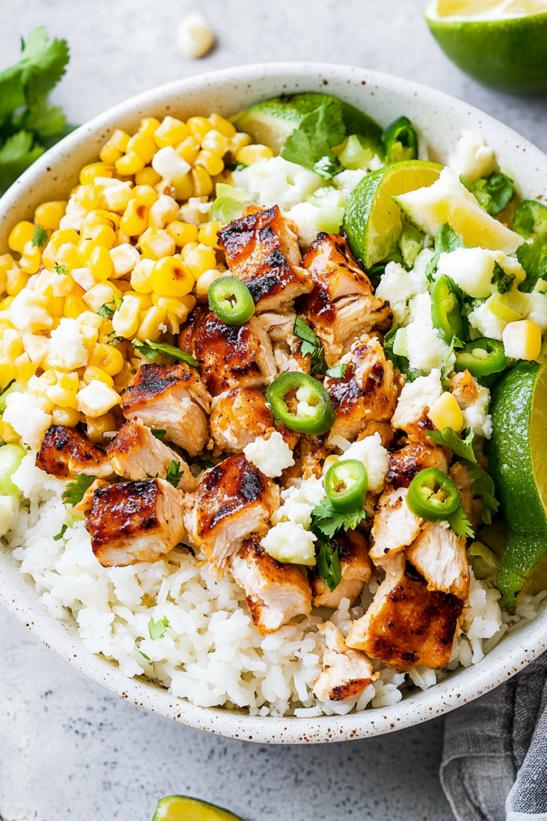 Mexican Street Corn Chicken Bowl
