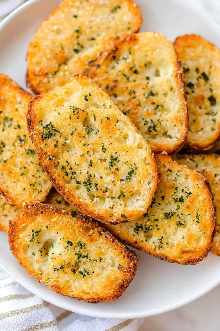 Air Fryer Garlic Cheese Bread