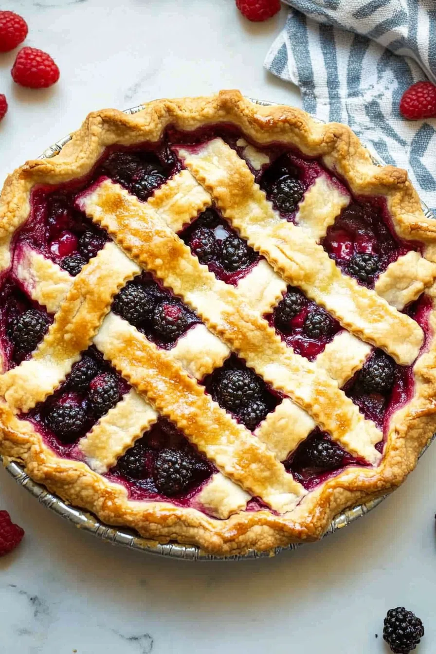 Black Raspberry Pie Recipe